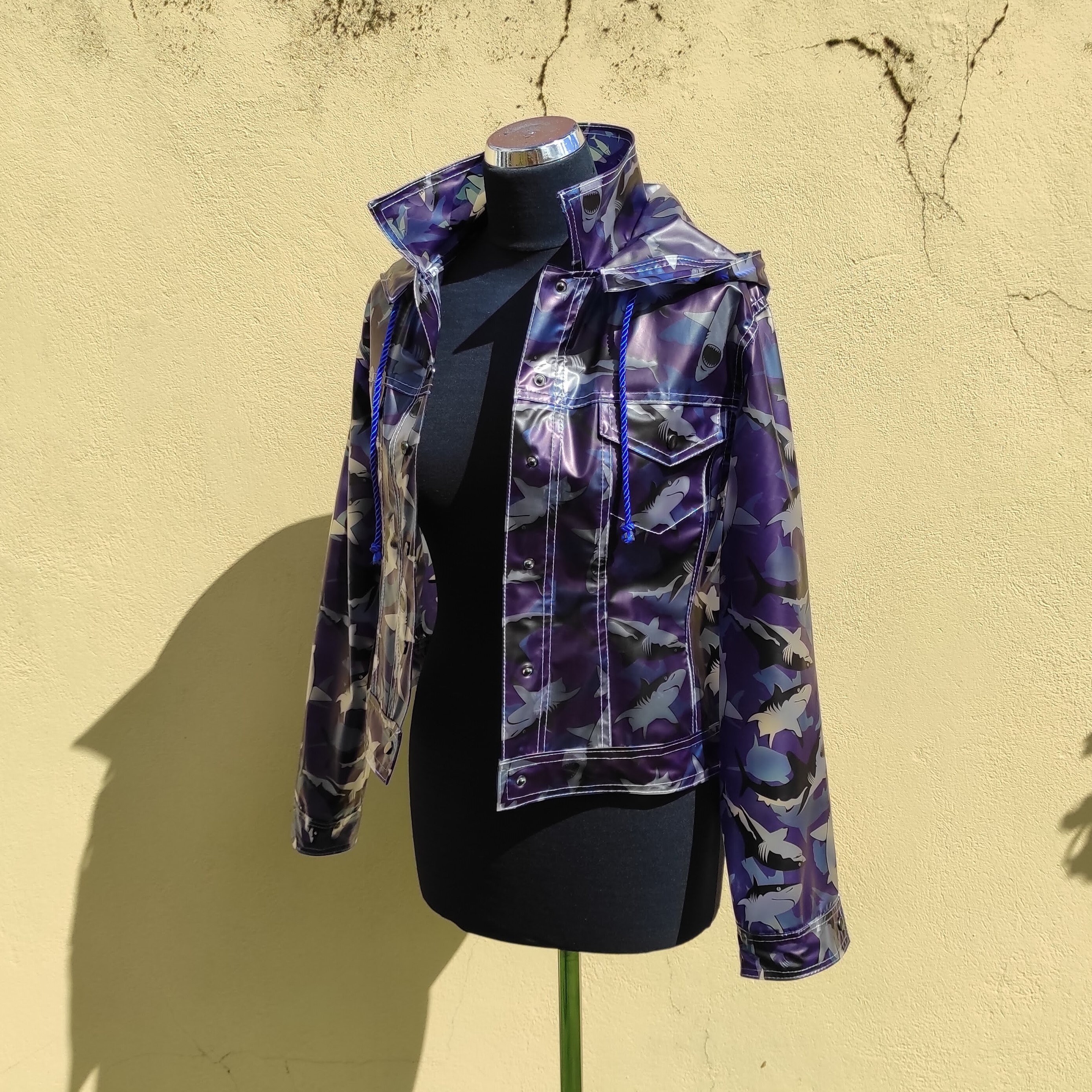 Vinyl Jacket. PVC Semi-transparent Anorak. - Etsy