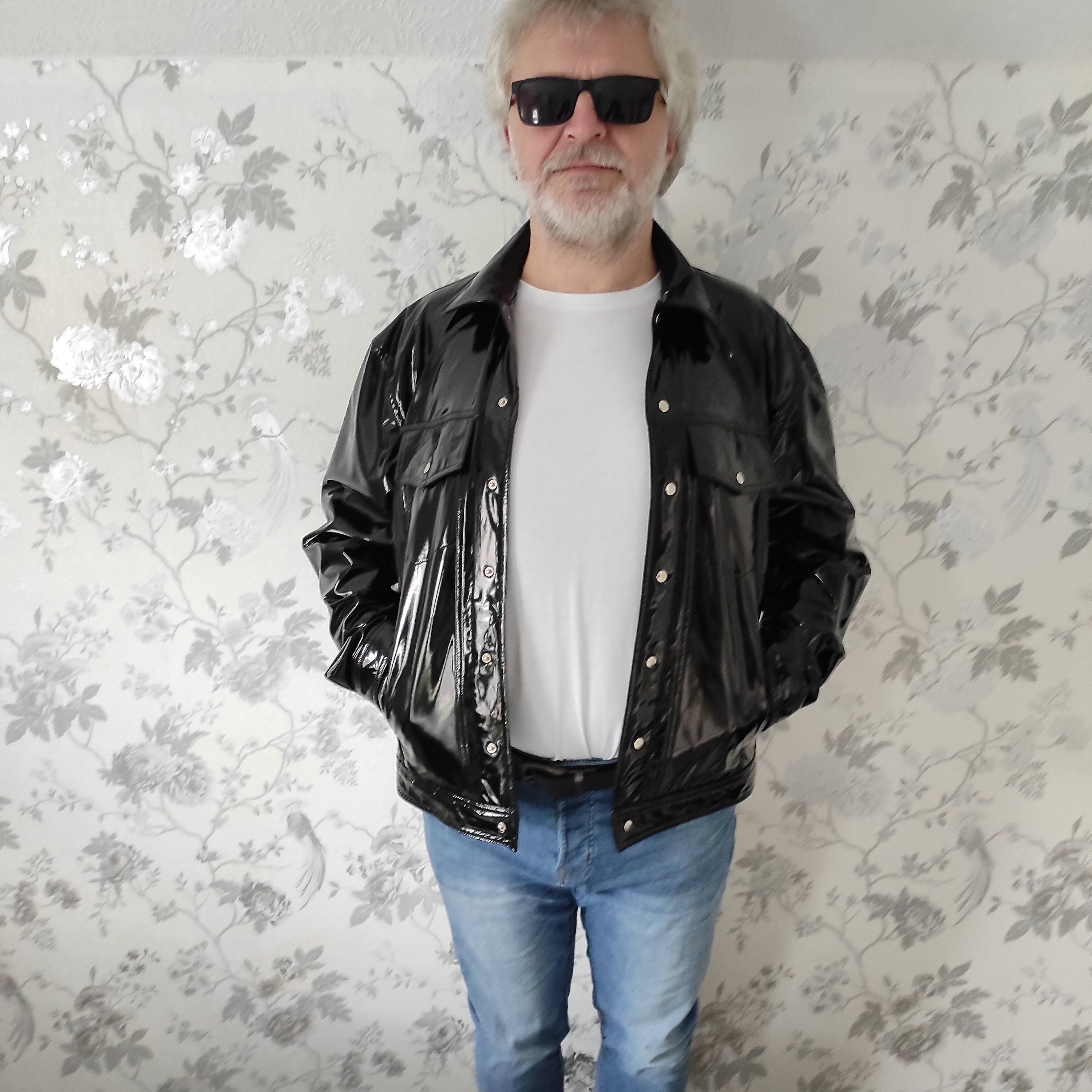 Vinyl Rain Jacket. High Gloss PVC Futuristic Clothing. - Etsy