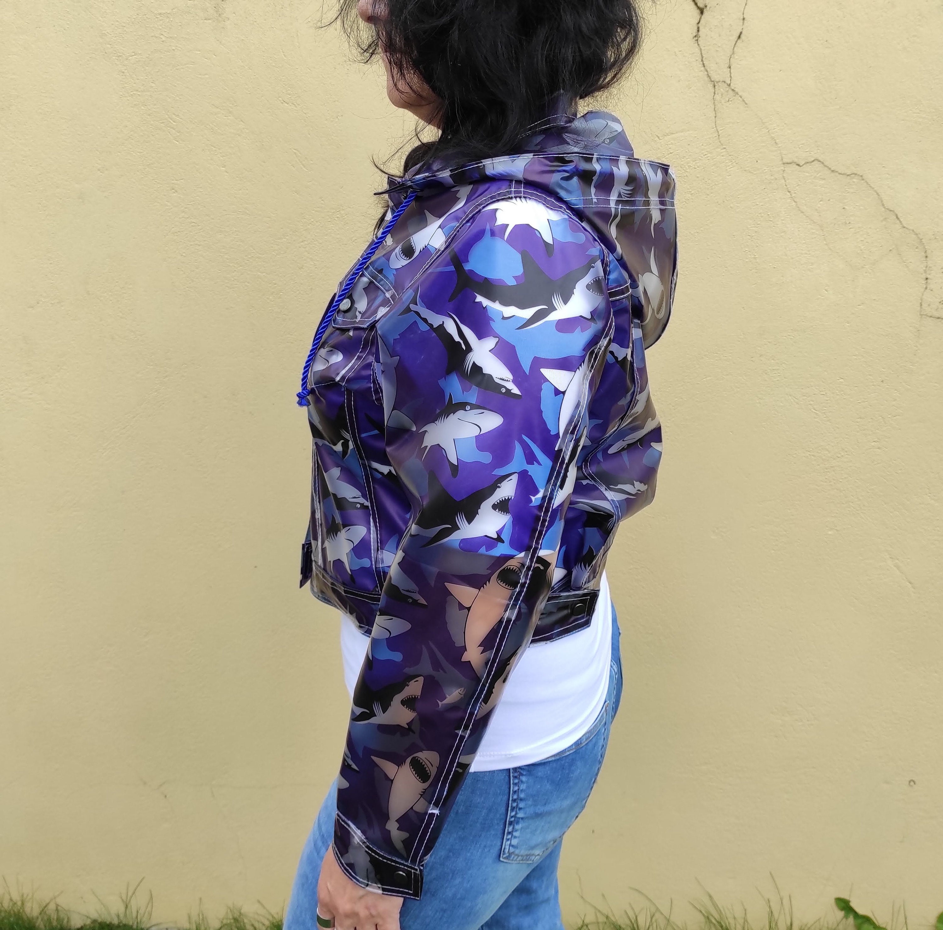 Vinyl Jacket. PVC Semi-transparent Anorak. - Etsy