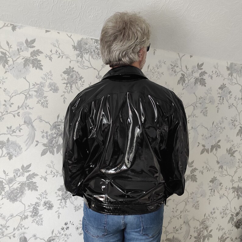 Vinyl Rain Jacket. High Gloss PVC Futuristic Clothing. - Etsy