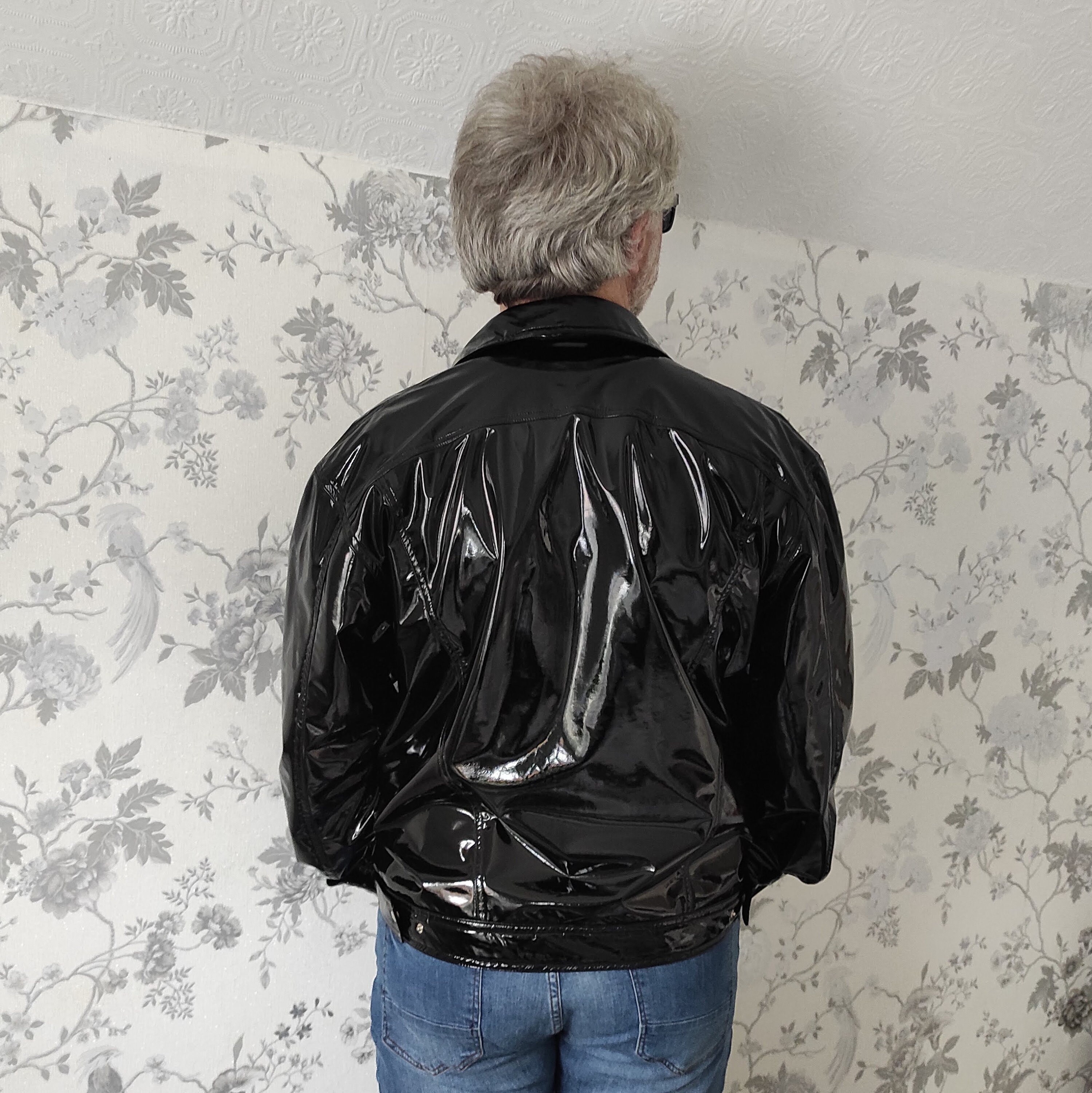 Vinyl Rain Jacket. High Gloss PVC Futuristic Clothing. - Etsy