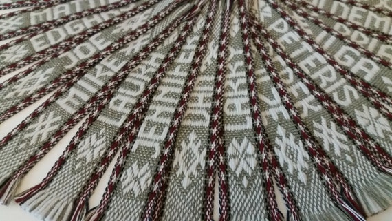 Handwoven Bookmark. Woven Personalized Bookmark. Custom - Etsy