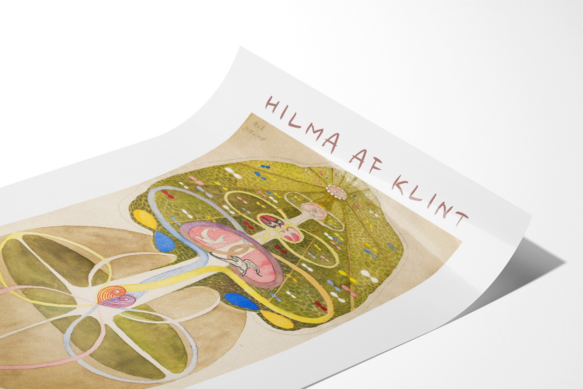 Hilma Af Klint Tree of Knowledge Poster // Swedish // Hilma - Etsy UK