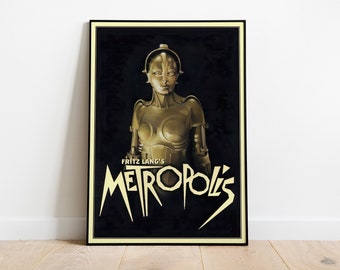 Metropolis 1927 Vintage Fritz Lang Science Fiction Robot Movie - Etsy
