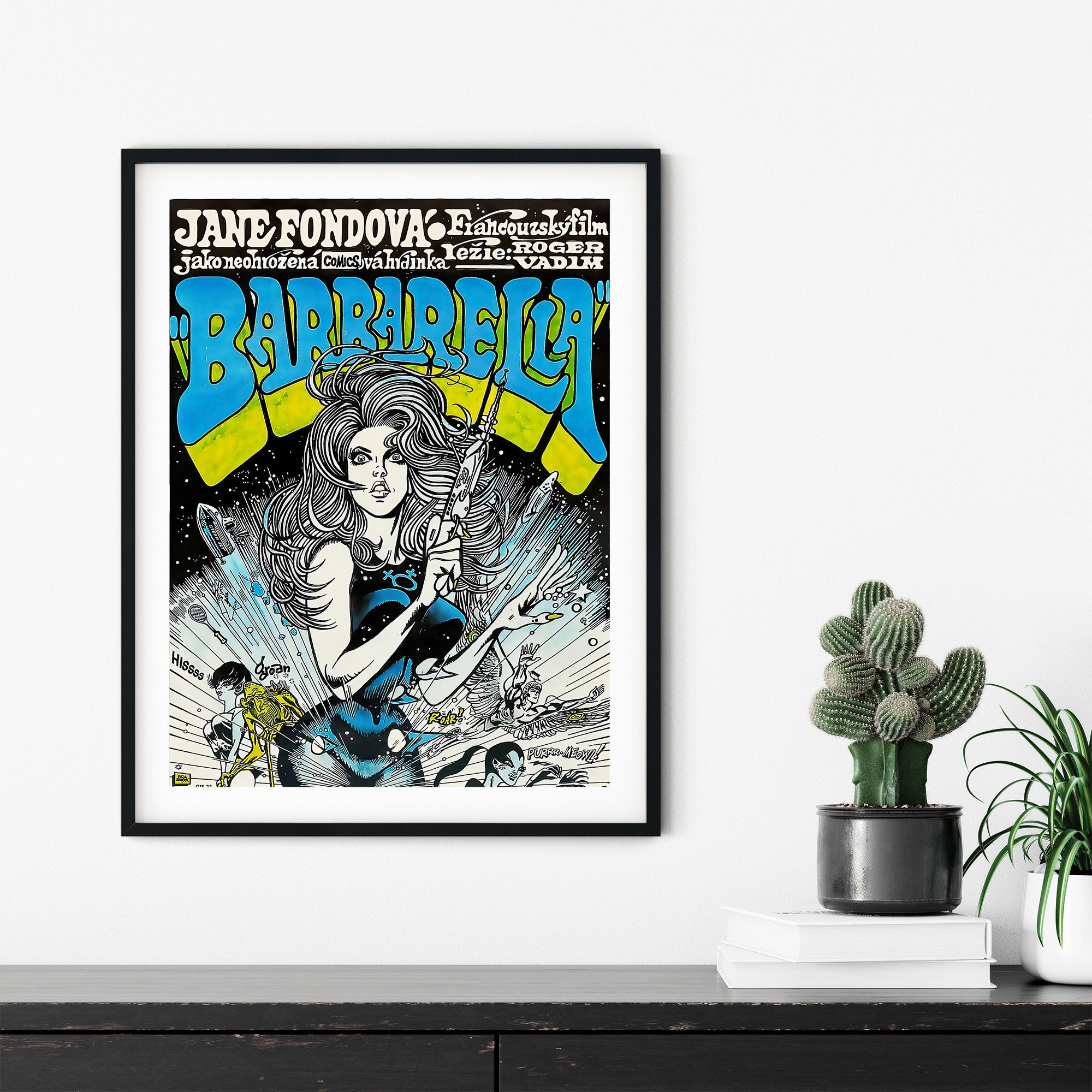 Vintage Barbarella Movie Poster // Barbarella Poster // Retro - Etsy