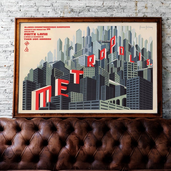 Metropolis Poster - Etsy