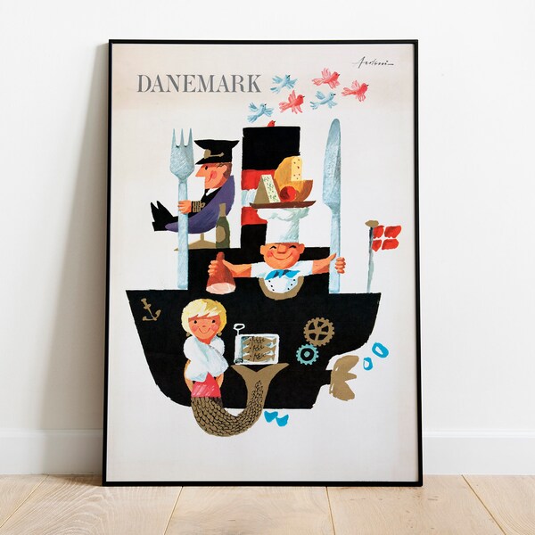 Denmark Poster - Etsy