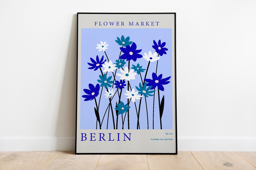 Berlin / Flower Market / Art Print / Flower Collection Nr 12 / DIGITAL ...