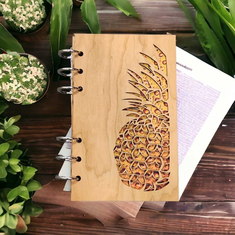 Wood Notebook - Etsy