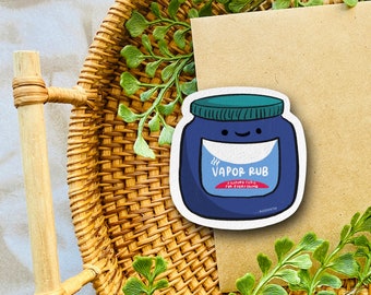 Vapor Rub Sticker - Etsy