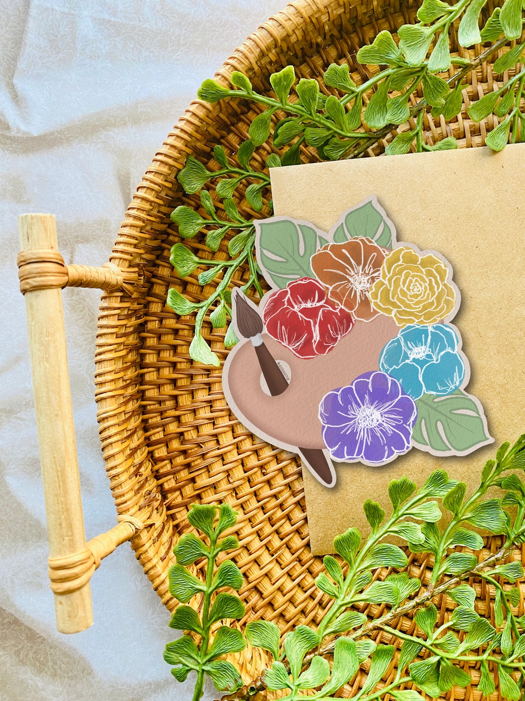 Paint Palette Flowers Durable Weather Proof Long Lasting - Etsy