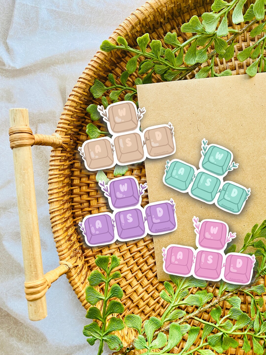 Keyboard WASD Gaming Sticker | Water Resistant, Durable - Etsy