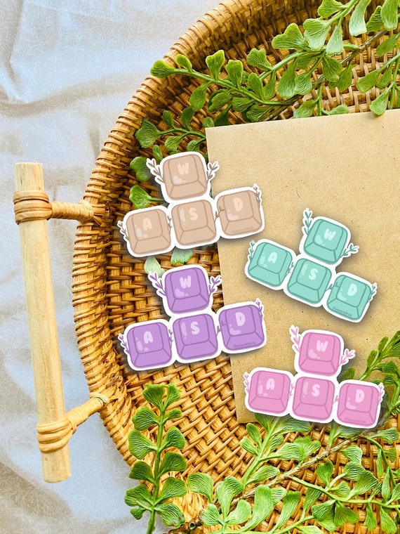 Keyboard WASD Gaming Sticker Water Resistant Durable | Etsy