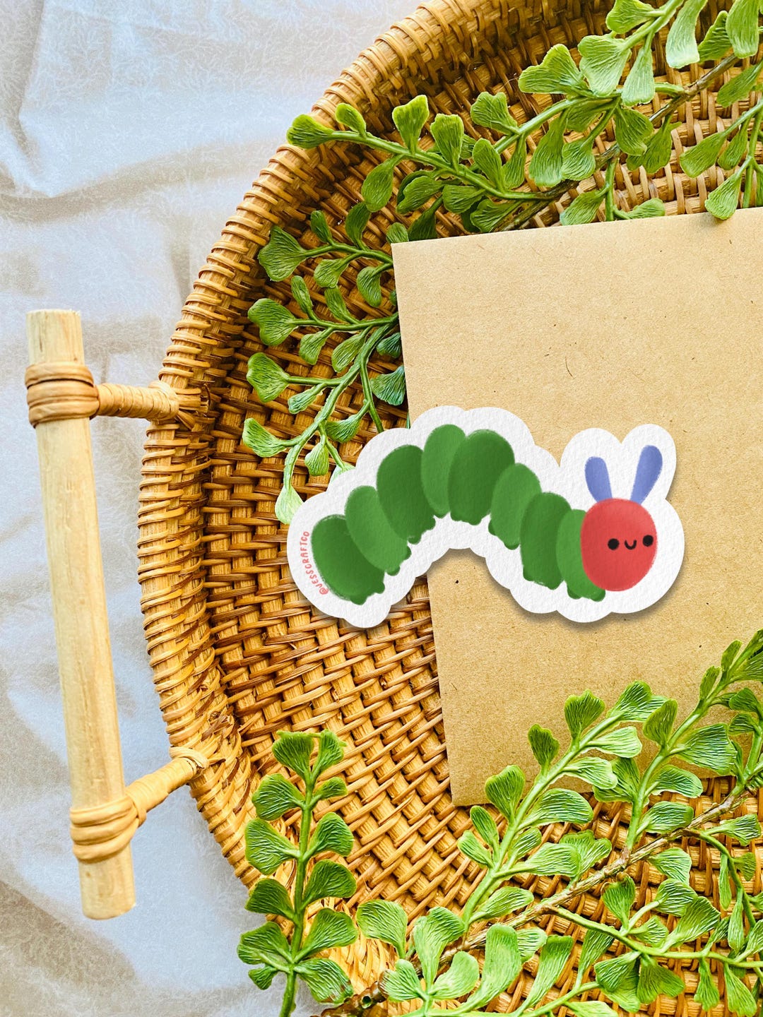 Hungry Caterpillar Sticker | Water Resistant, Durable - Etsy