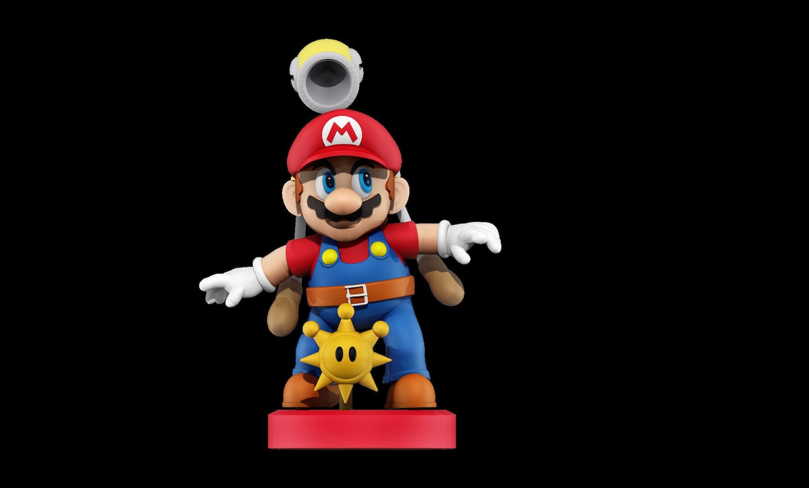 Mario Sunshine STL 3D Print File - Etsy