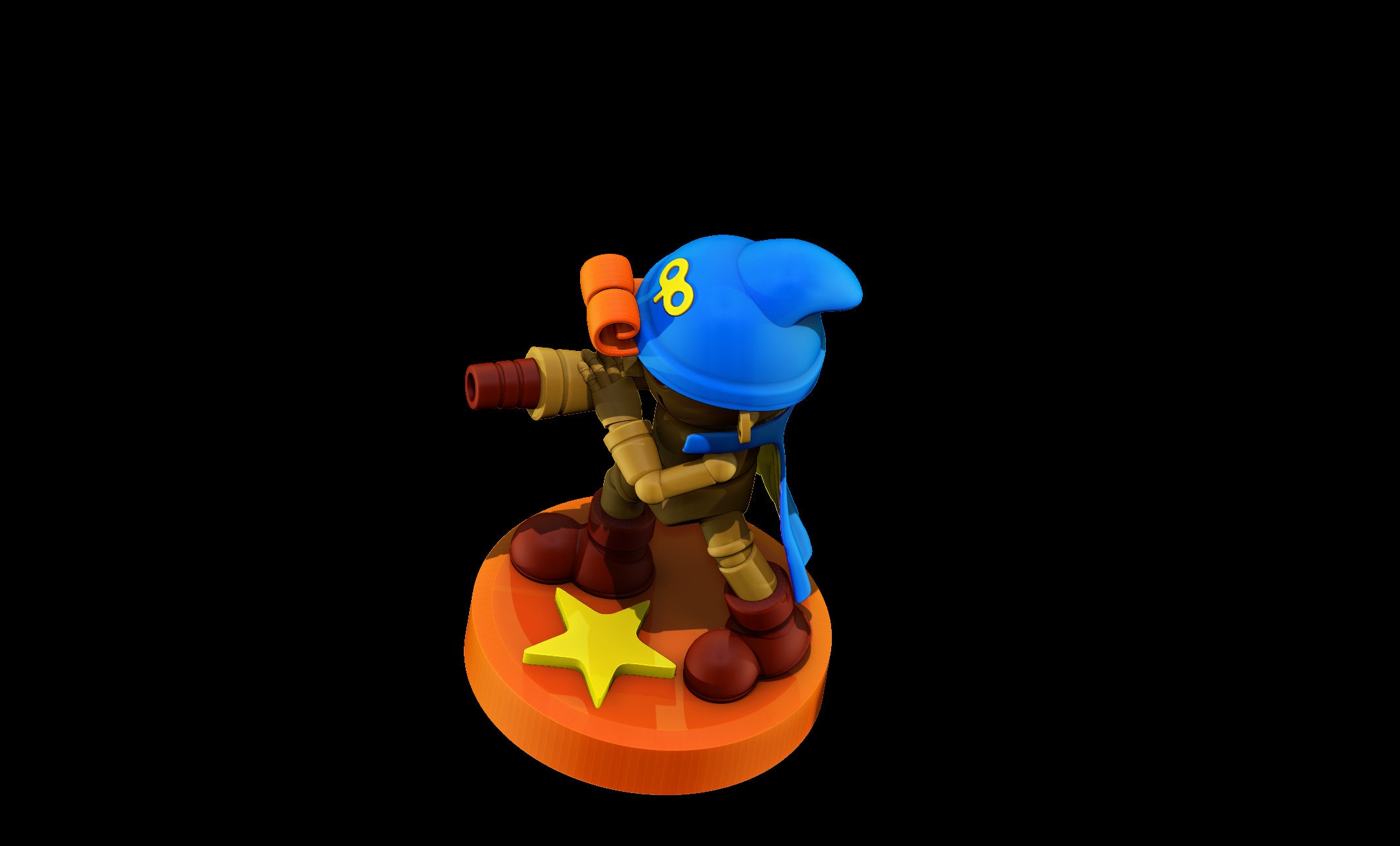 Digital Super Mario RPG Geno STL File for 3D Printing - Etsy