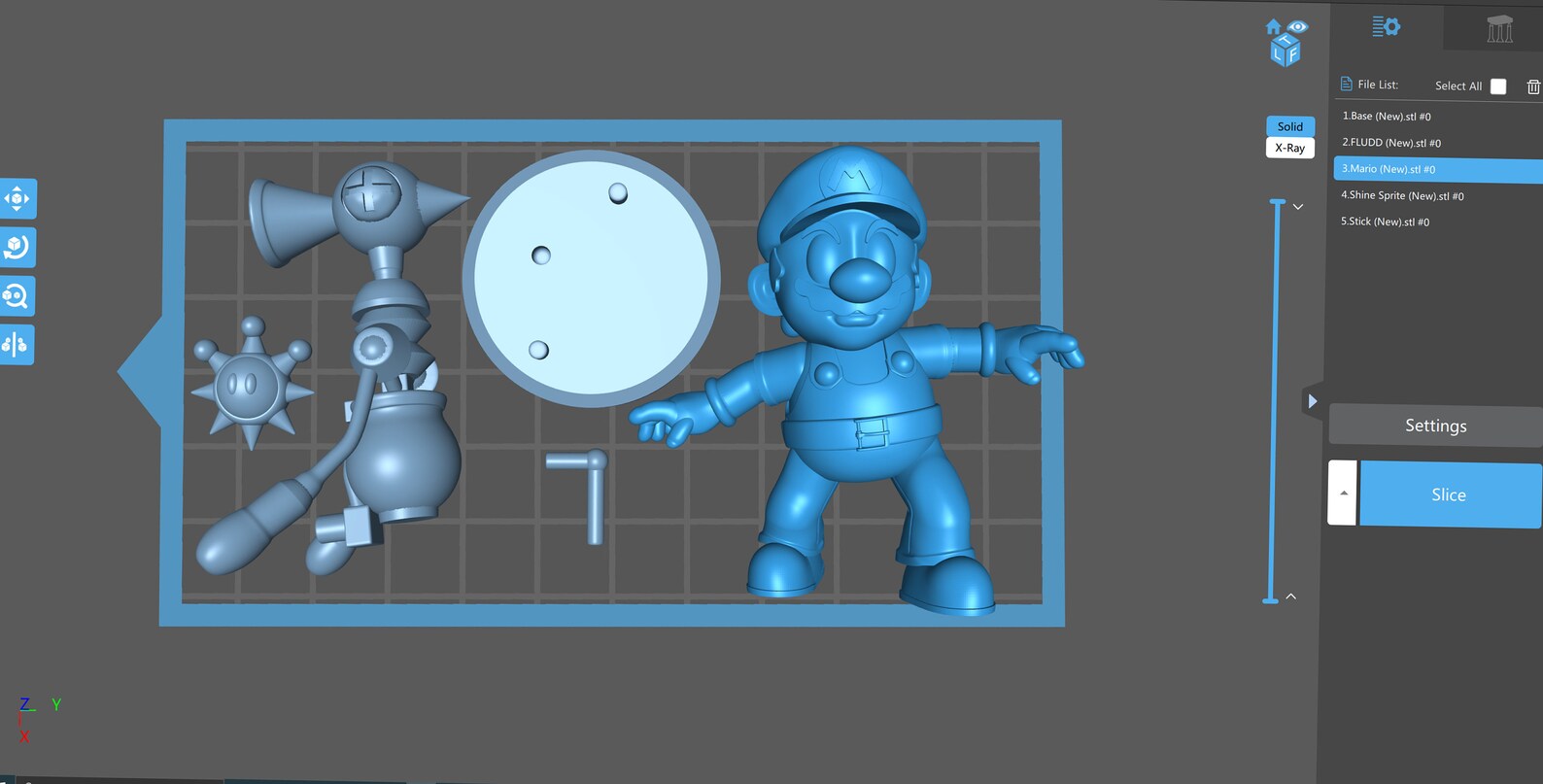 Mario Sunshine STL 3D Print File - Etsy UK