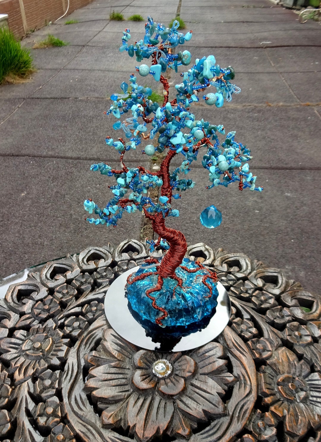 Tree of Life, Energetic Uplifting Gem Tree, Turquoise Tree - Etsy