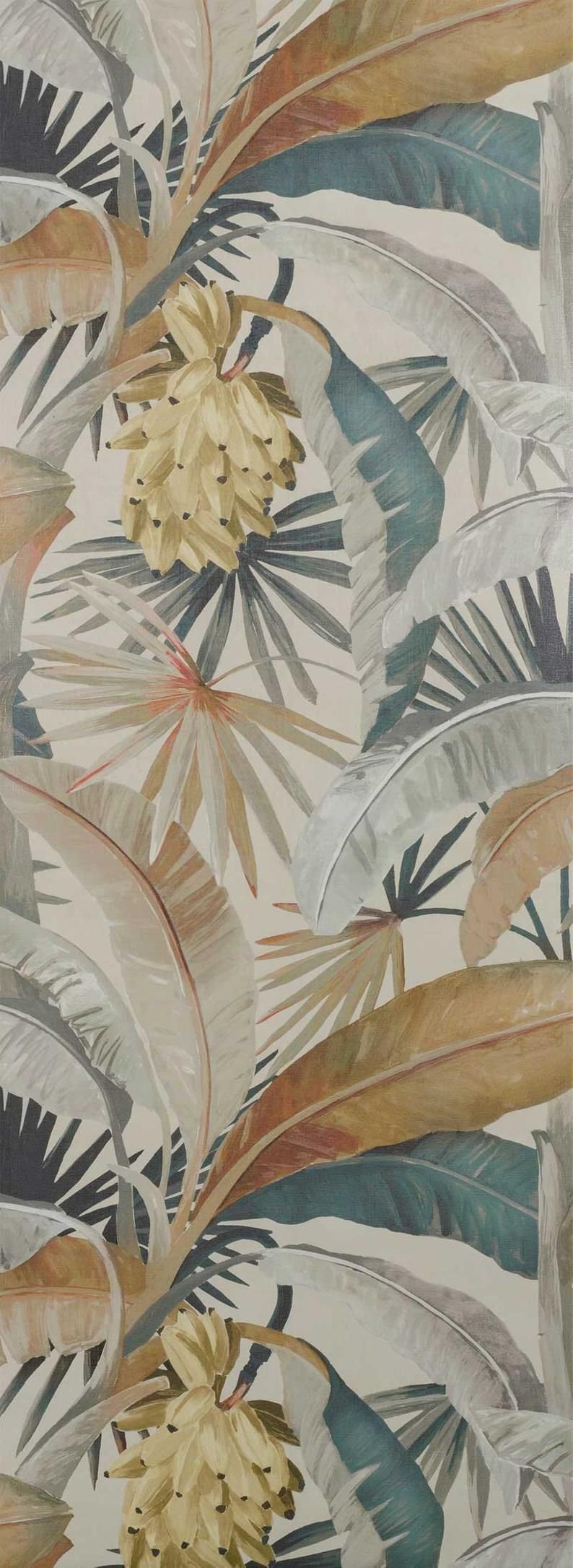 La Palma Wallpaper Feature Wall Tropical Palm Tree Wallpaper Dramatic ...