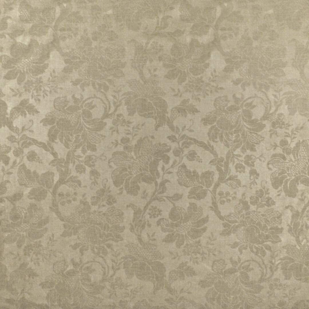 12 or 24 Yards - Ralph Lauren Frances Embossed Linen Damask Flax Fabric ...