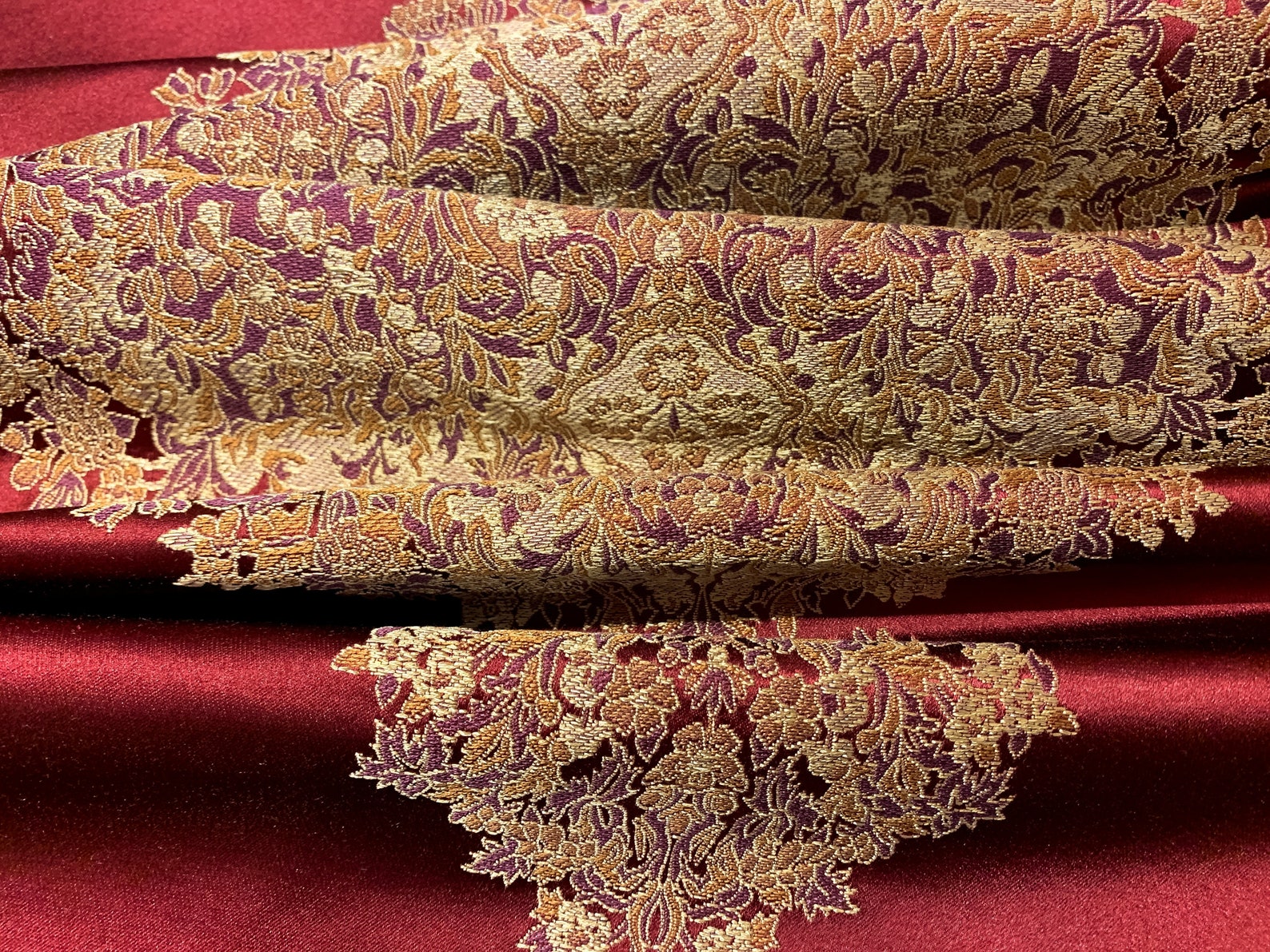 3 Yards Rubelli Sherazade Silk Lampas Italian Venetian Silk Lampas High ...