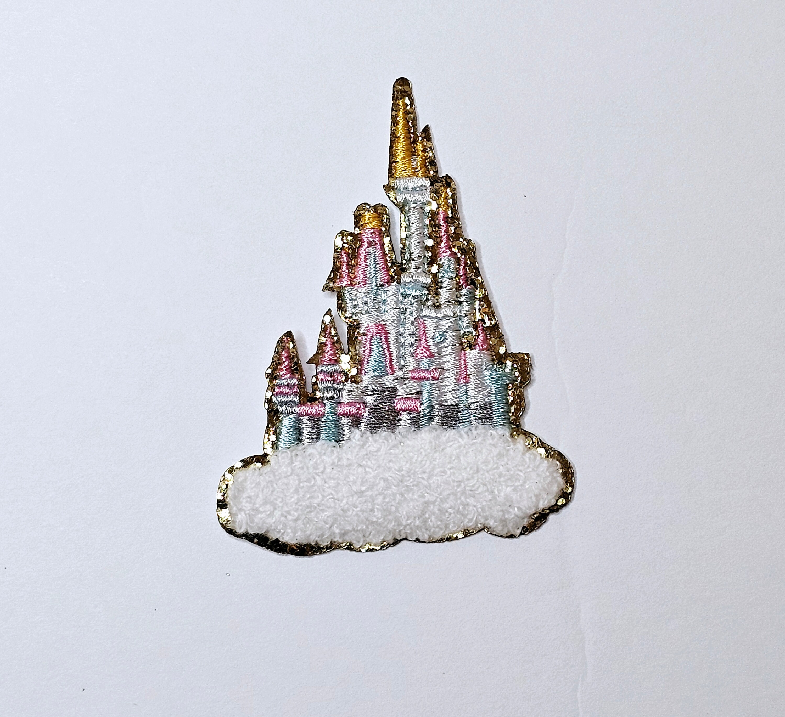 Princess Castle Patch Disney Castle Iron on Disneyland Vacation Patches ...