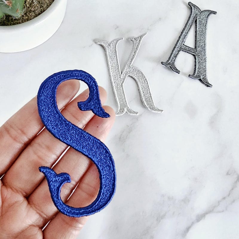 Fishtail Embroidery Font - Etsy