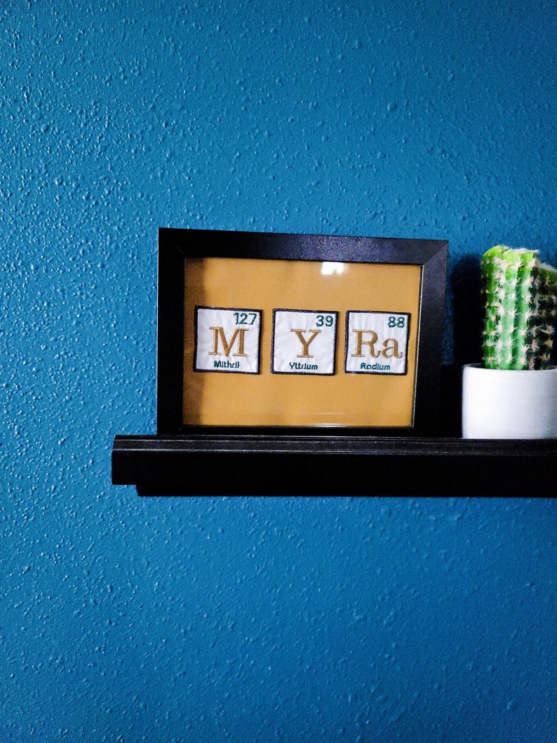 Personalized Name Element Patches, Custom Science Gift - Etsy