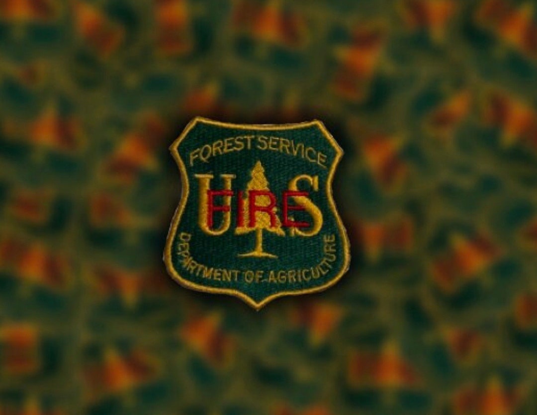 US Forest Service FIRE Embroidery Patch - Etsy