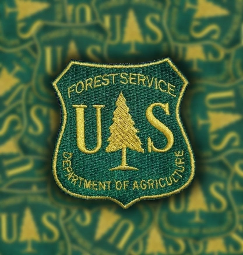 US Forest Service Department of Agriculture Embroidery Patch - Etsy