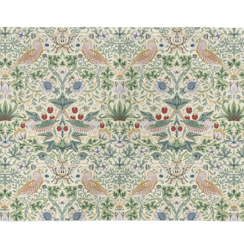 Strawberry Thief Fabric - Etsy