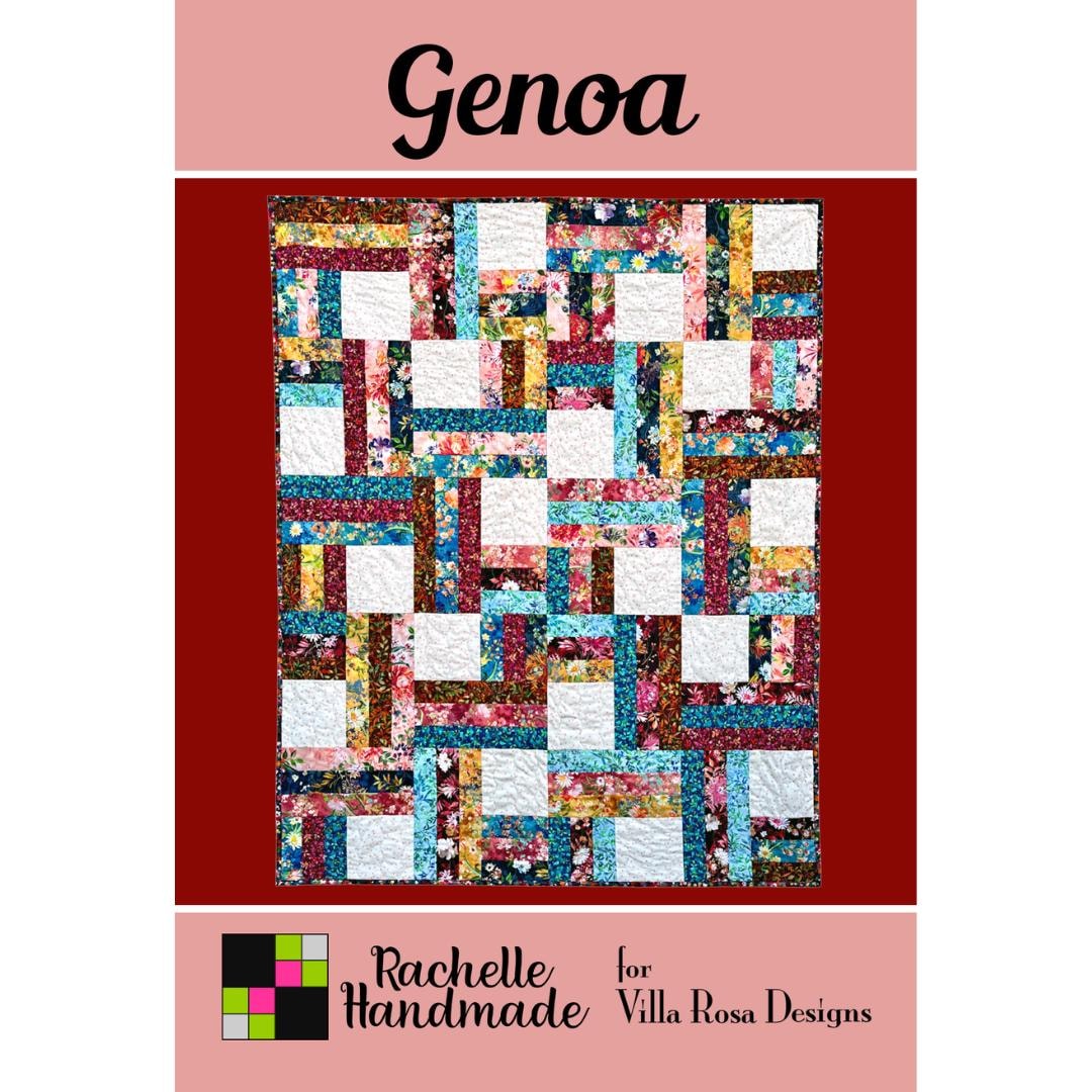 Genoa Quilt Pattern - Rachelle Handmade for Villa Rosa Designs - Etsy