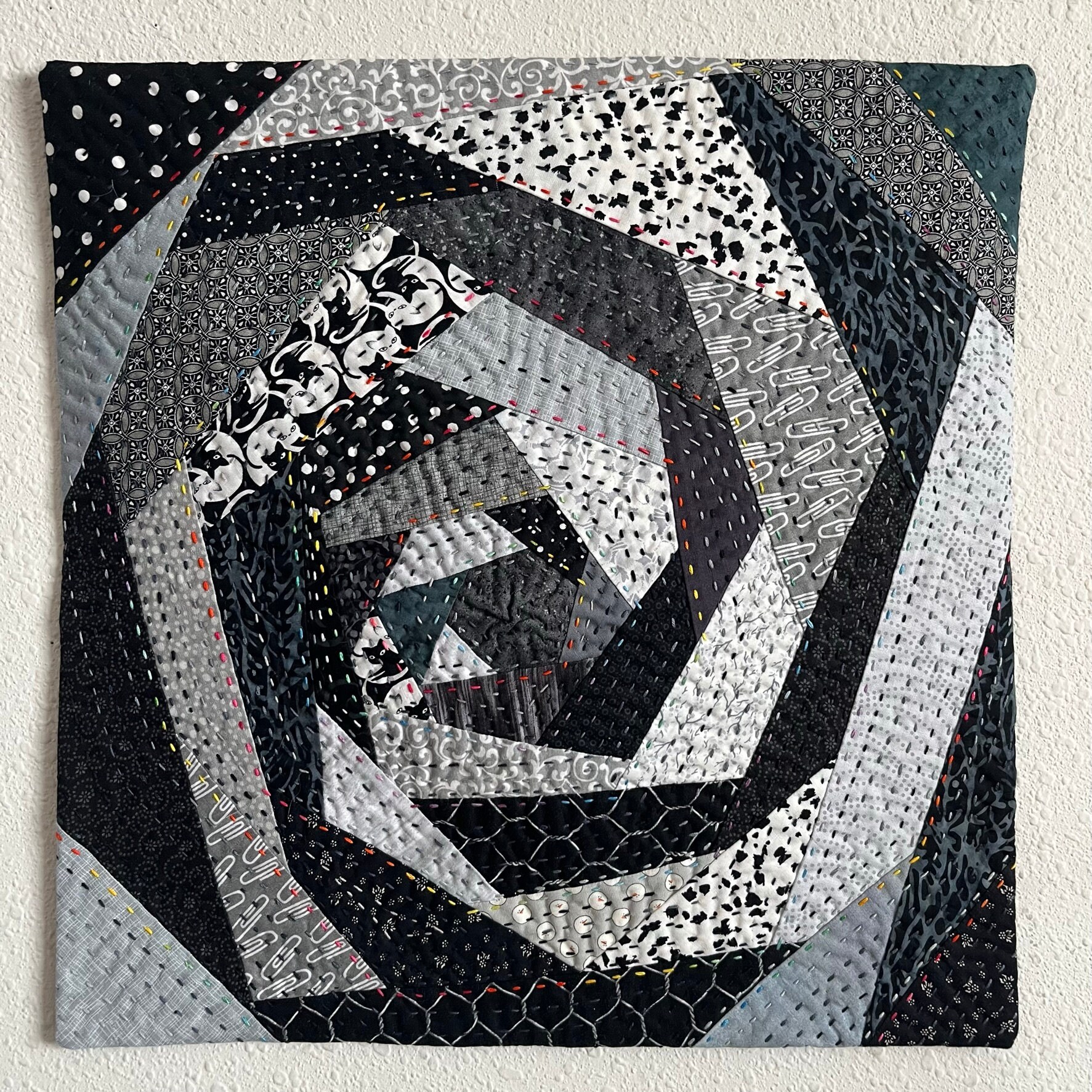 Scrappy Log Cabin Roses Virtual On-demand Course - Etsy