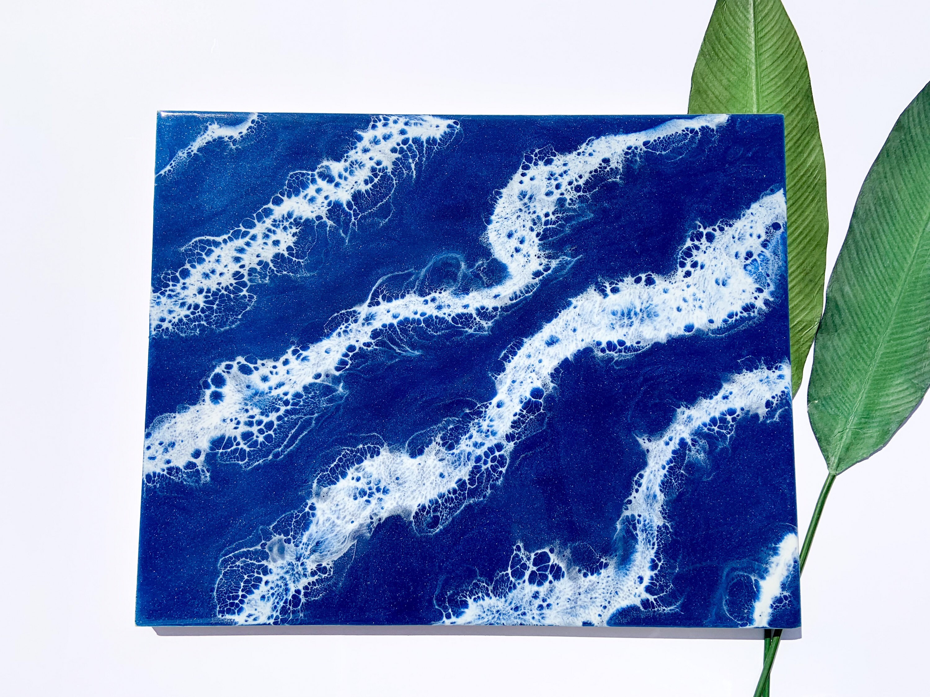 Epoxy Art Resin Beach Coastal Theme Ocean Waves - Etsy Canada