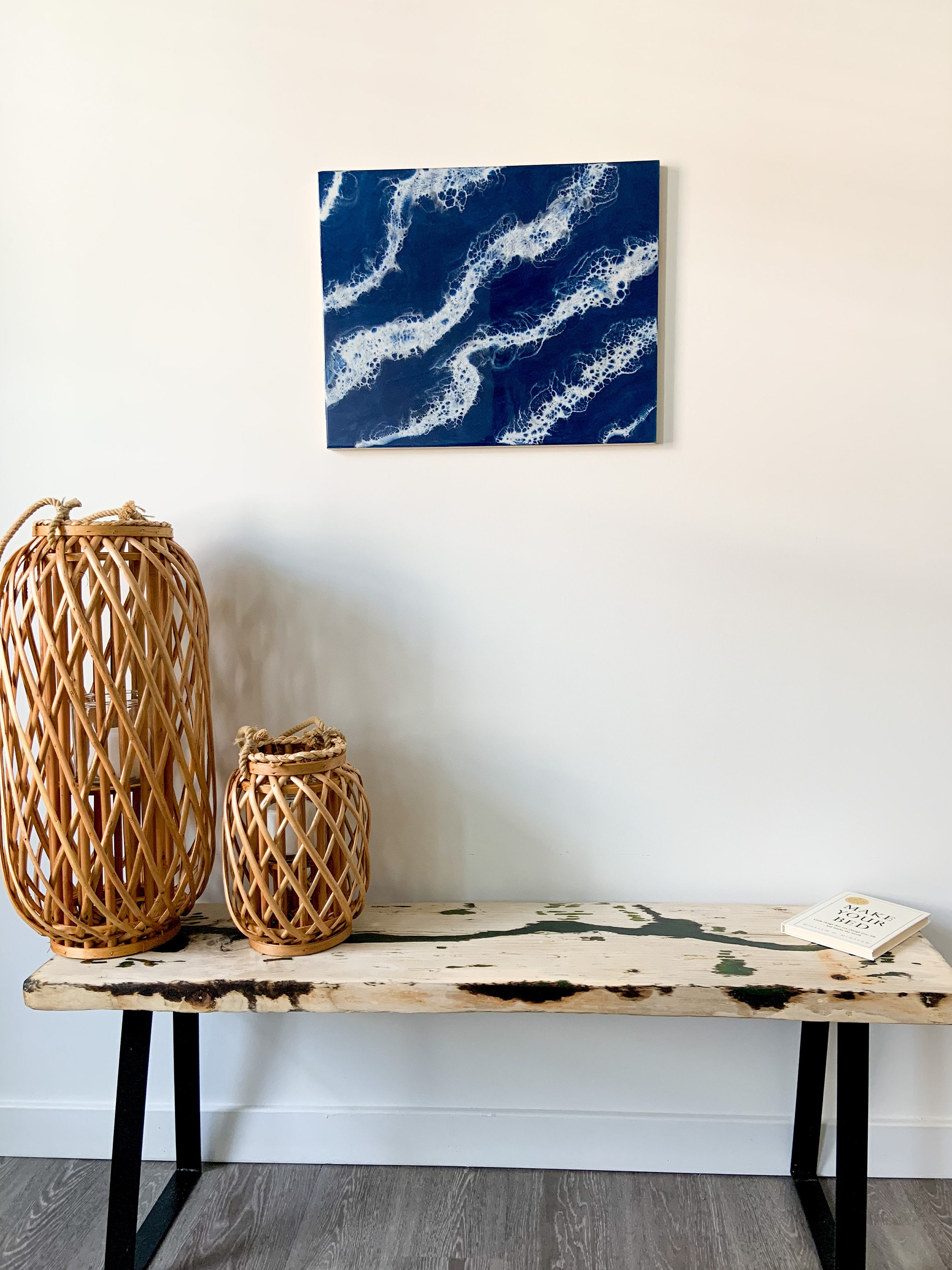 Epoxy Art Resin Beach Coastal Theme Ocean Waves - Etsy Canada