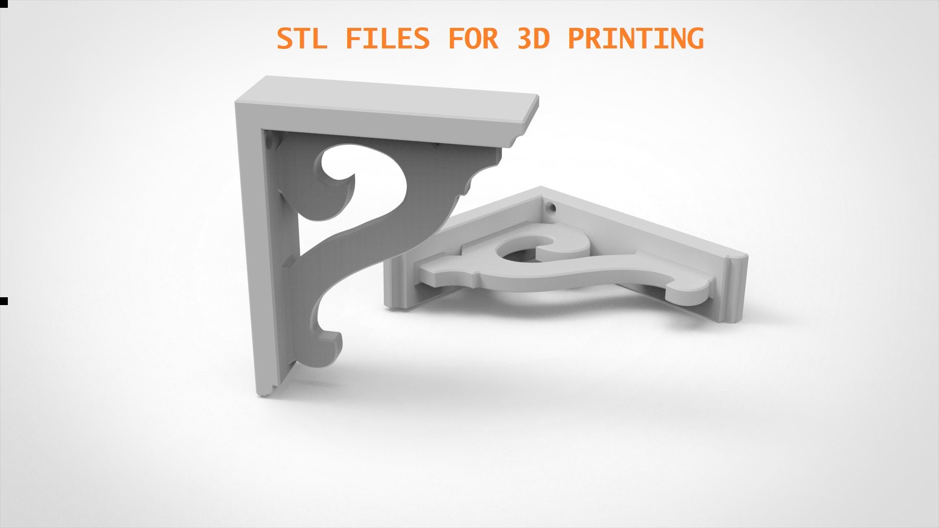 Bracket N2 for Wall STL 3D CAD Files for 3D Printing,... - Etsy