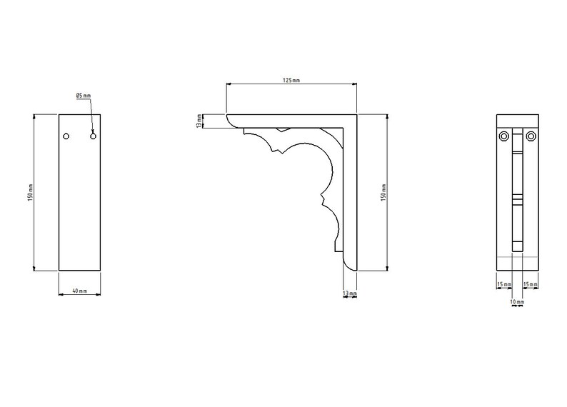 Brackets Wall STL 3D CAD Files for 3D Printing,... - Etsy