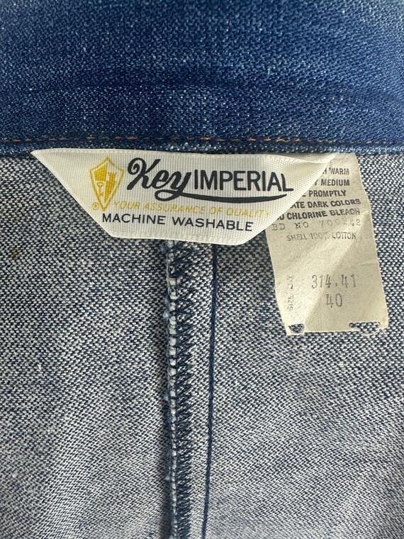 1960s Vintage Jean Jacket Key Imperial With Side Buck… - Gem