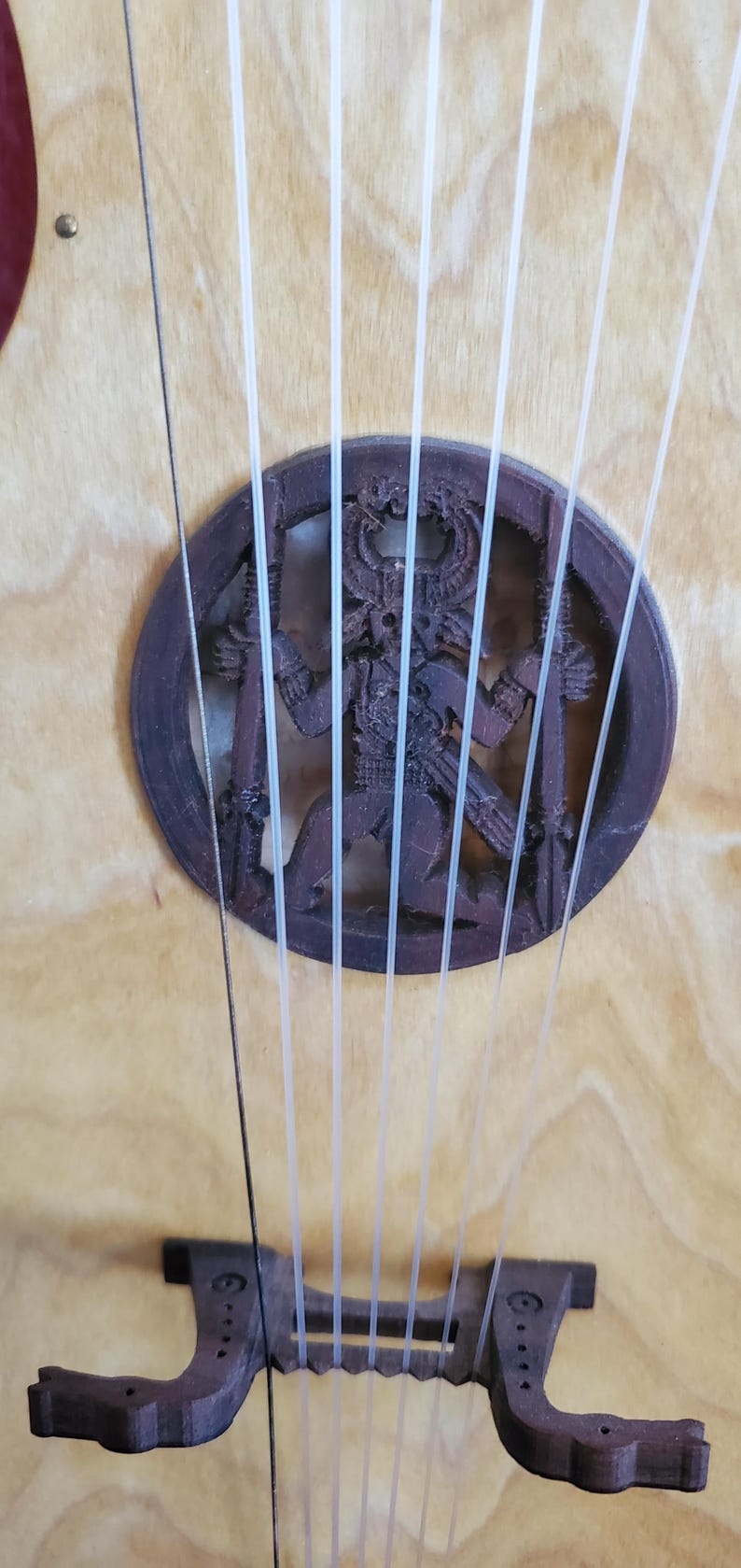 Germanic Lyre Viking Medieval - Etsy