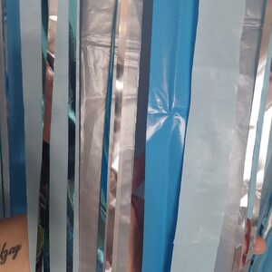 Blue Fringe Backdrop, Fringe Party Decor, Boy Birthday, Party Photo ...