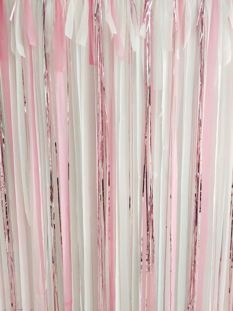 Streamer Backdrop Bridal Shower Party Bachelorette Party - Etsy