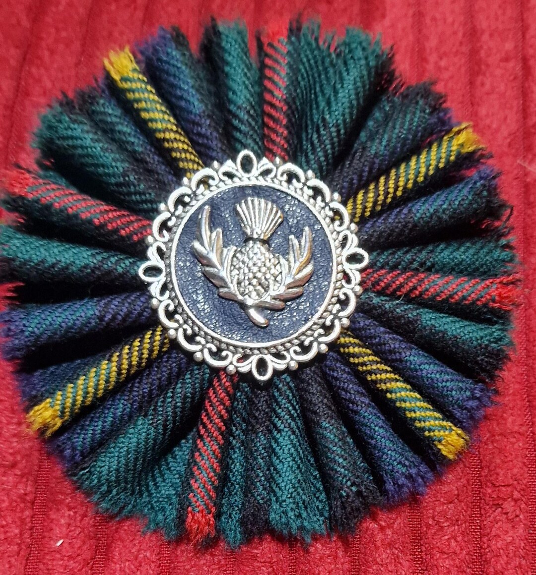 Macleod of Assynt Hunting Tartan Brooch From Scotland. - Etsy