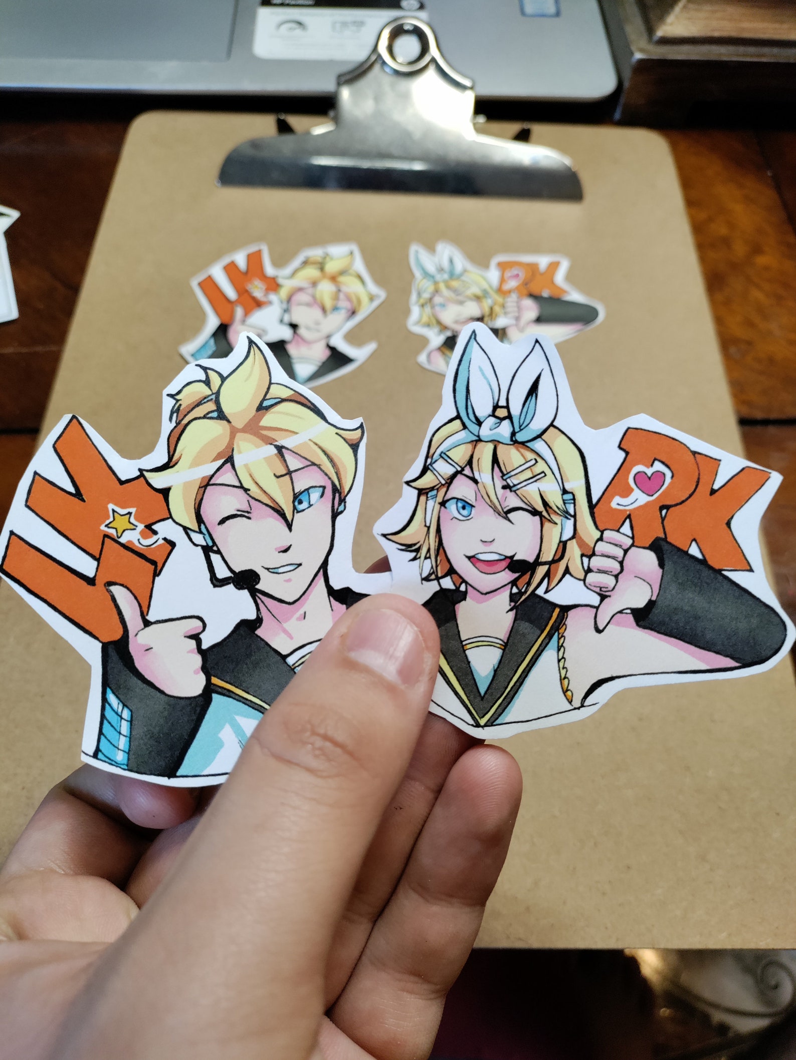 Vocaloid Rin and Len Sticker Pack Large 2.25 Inch Stickers | Etsy