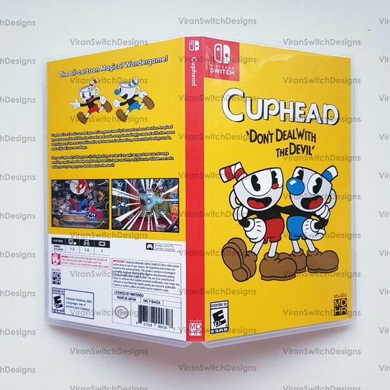 Cuphead Custom Nintendo Switch Boxart With Physical Game Case (No Game ...