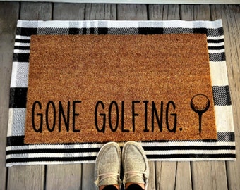 Coir Doormat Golf - Etsy