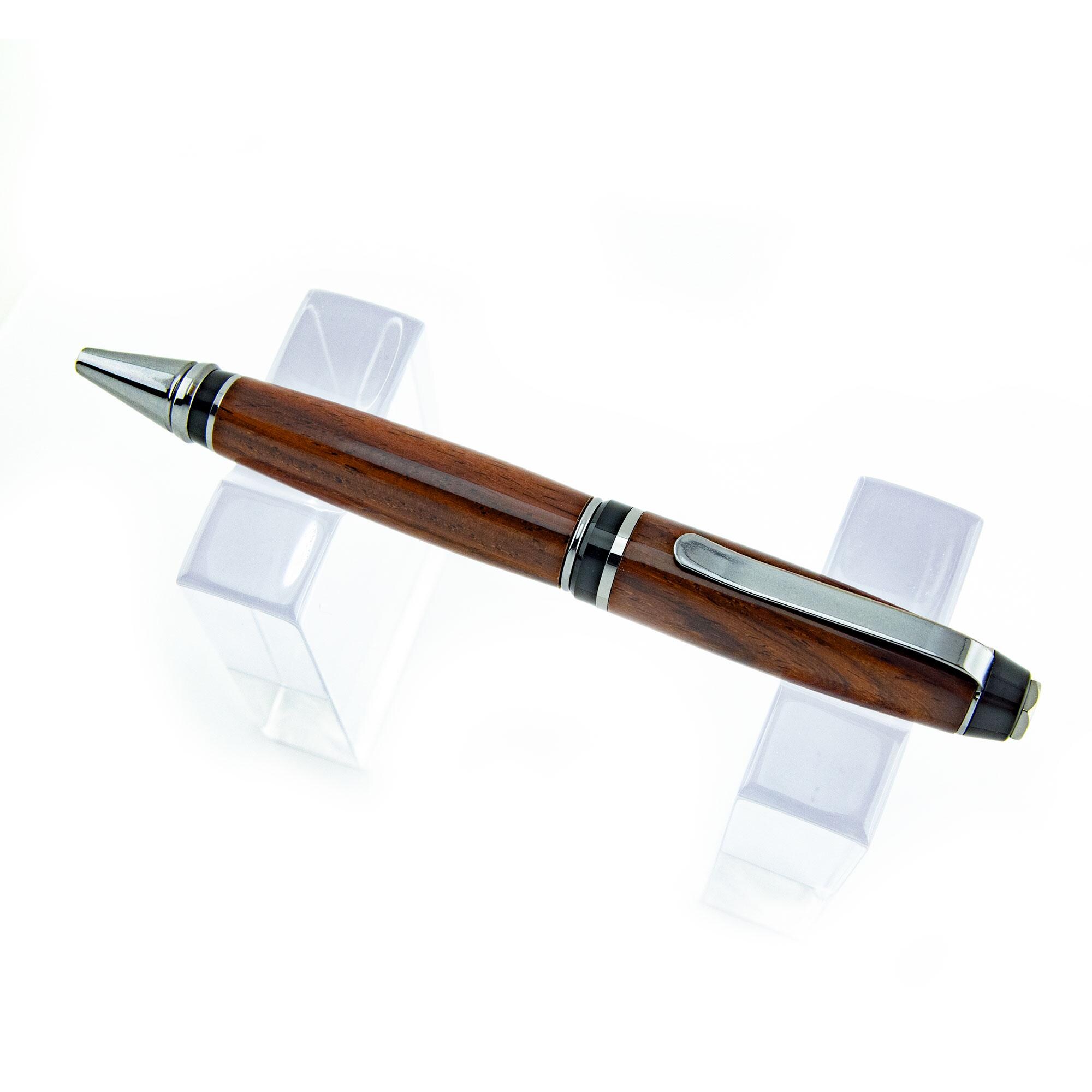 Big Ben Style Ballpoint Twist Pen With Cocobolo Wood & Platinum Trim - Etsy