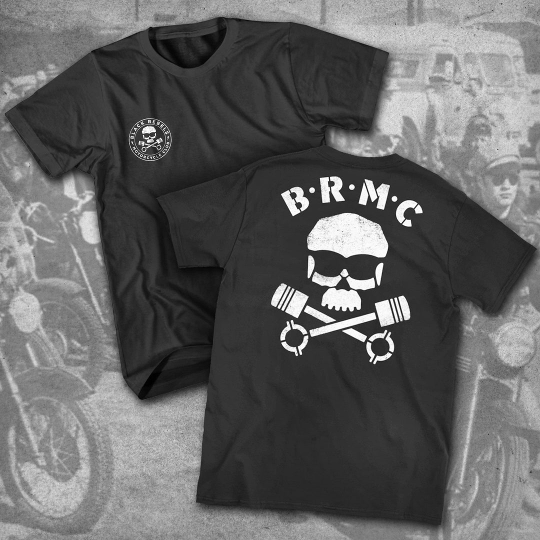 BRMC Badge and Logo Back Print Unisex T-shirt - Etsy