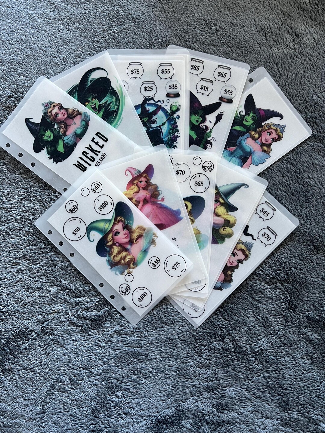 Wicked Themed (dashboard & 10 Envelopes)| Savings Challenge| Budget ...