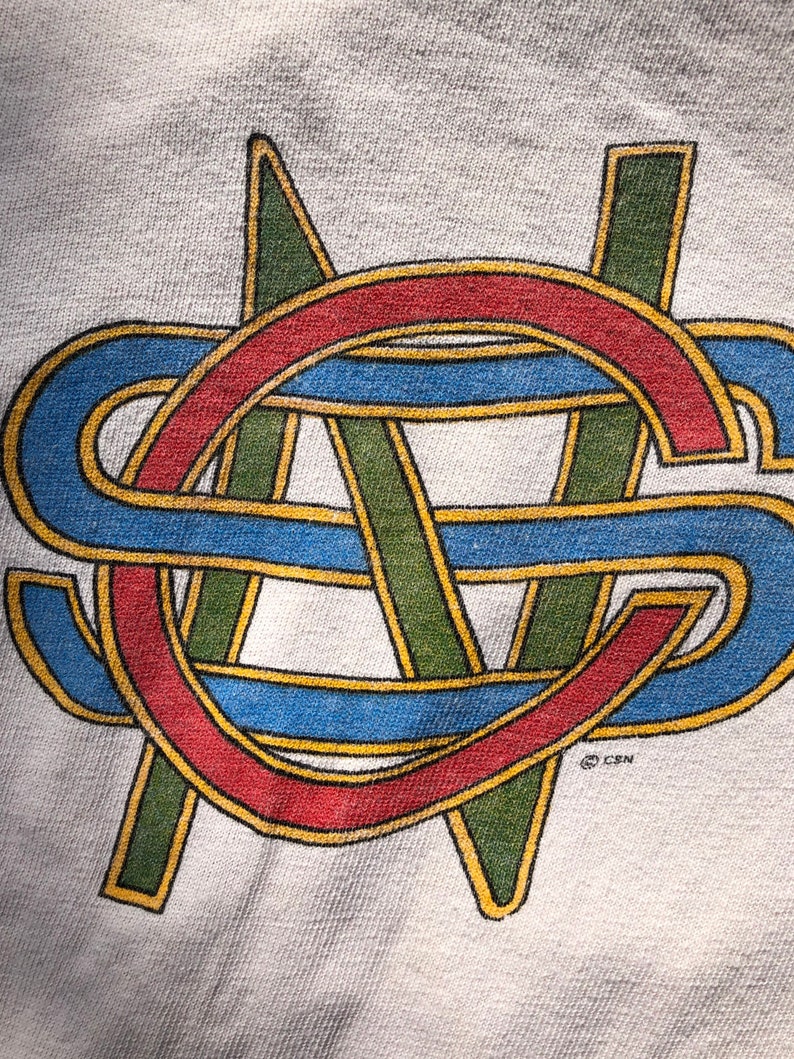 Vintage 1977/78 CSN Crosby Stills and Nash Raglan Shirt - Etsy