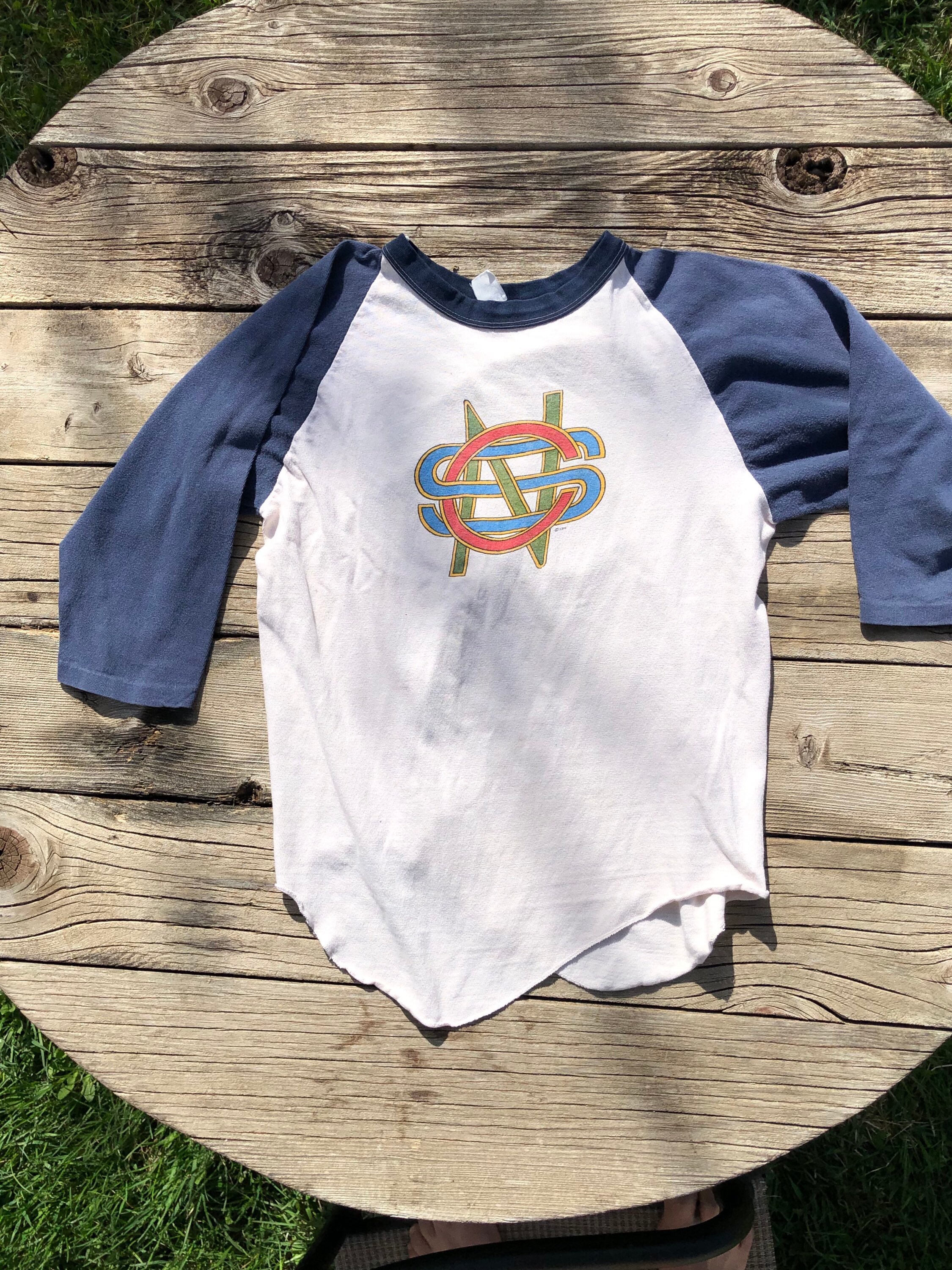 Vintage 1977/78 CSN Crosby Stills and Nash Raglan Shirt - Etsy